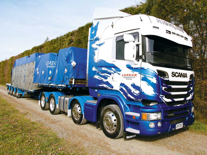 Loader Transport's new Scania R620