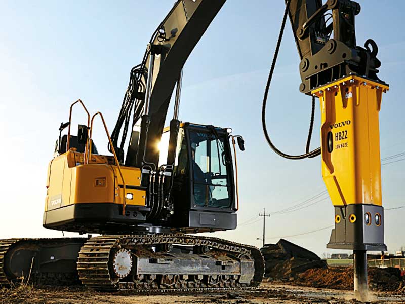 Volvo's new series of hydraulic breakers arrives in New Zealand