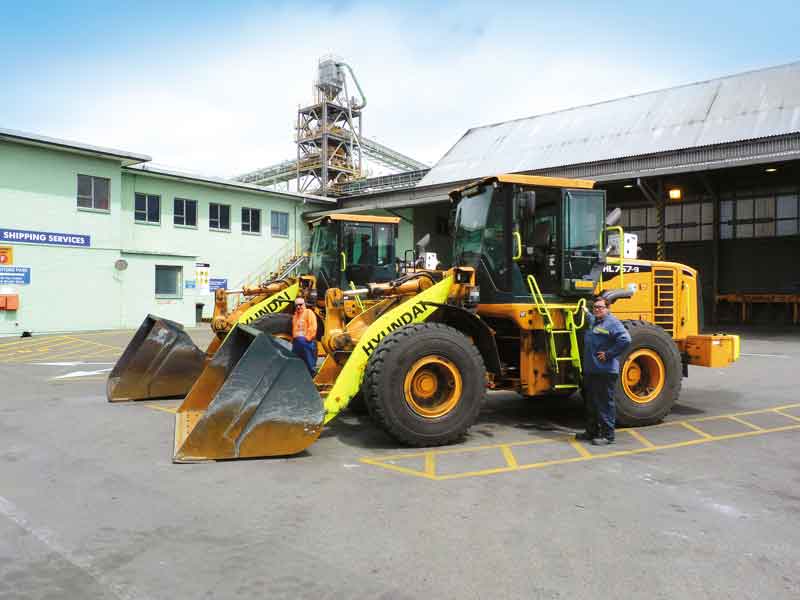 Hyundai HL757-9 loaders from Porter Equipment