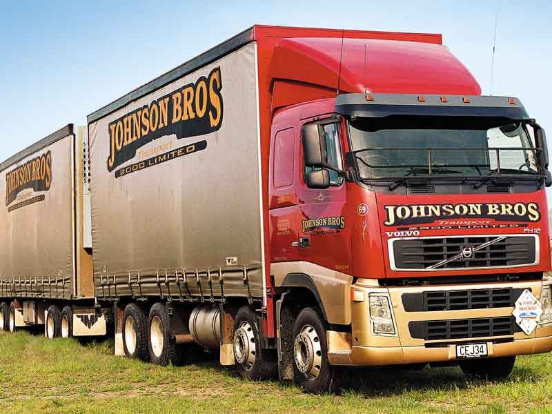 Johnson Brothers Transport truck fleet
