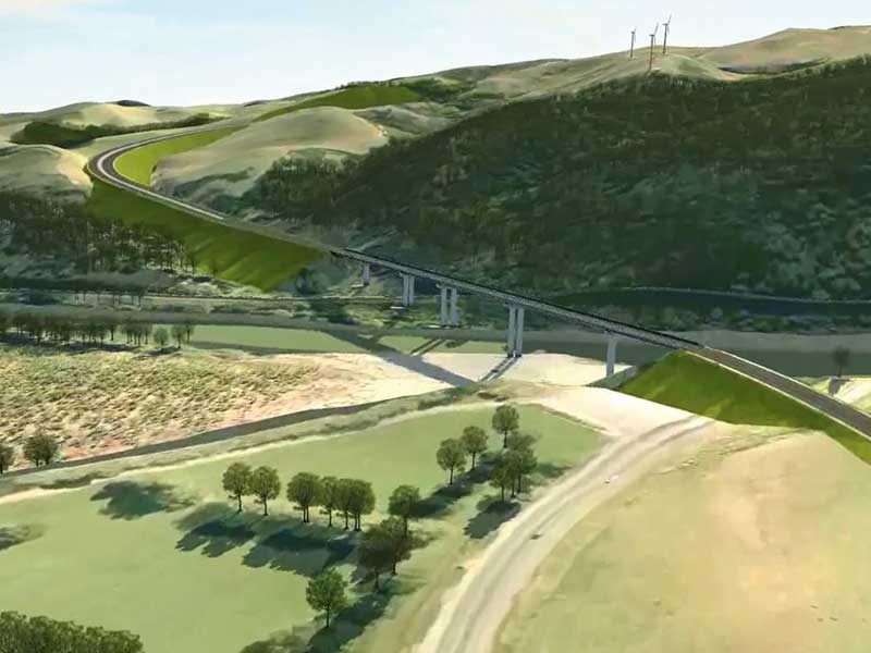 Computer generated preview Manawatu Gorge replacement route