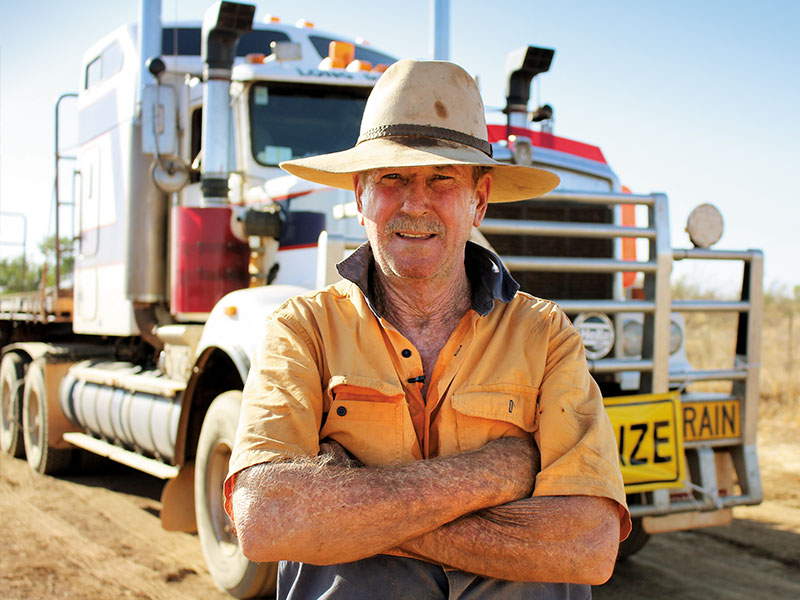 Outback Trucker Steve Grahame cover story
