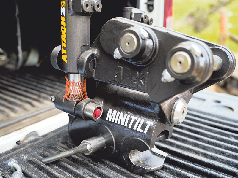 Attach2 min-tilt hitches product feature