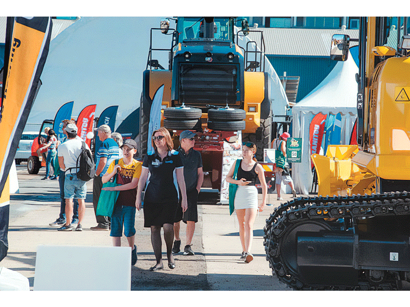 Heavy equipment show in Brisbane