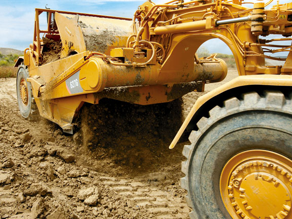 Cat 627G push-pull scrapers - Deals on Wheels