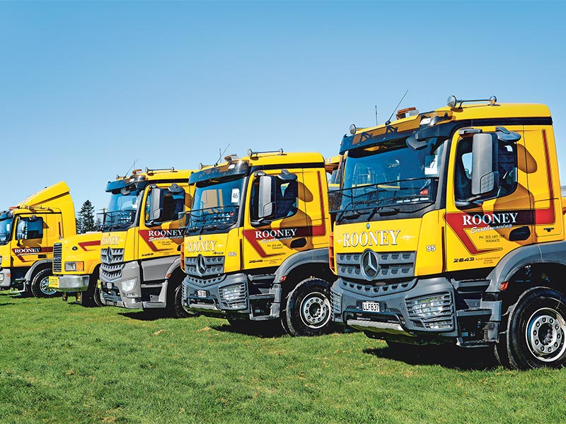 Rooney Earthmoving Part 2 old school trucks
