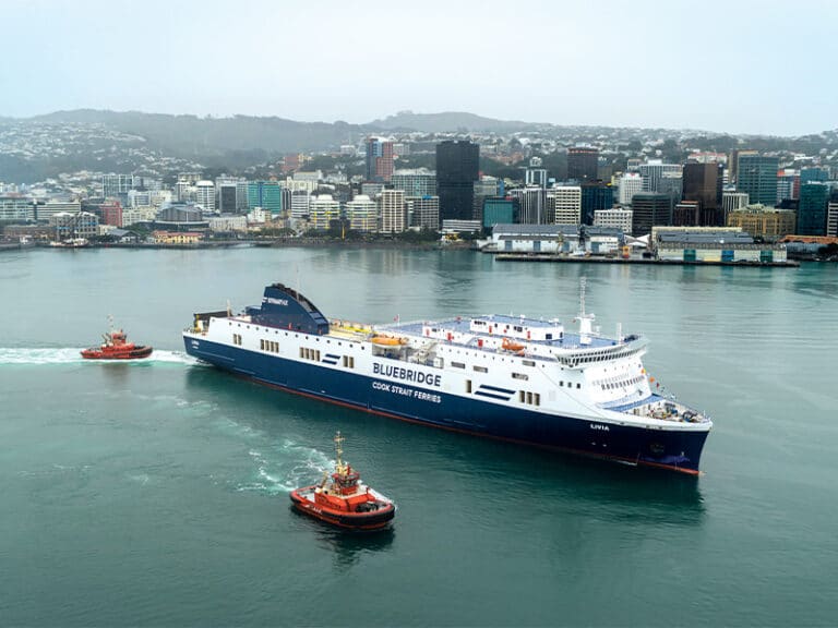 Bluebridge ferry Livia arrives - Deals on Wheels