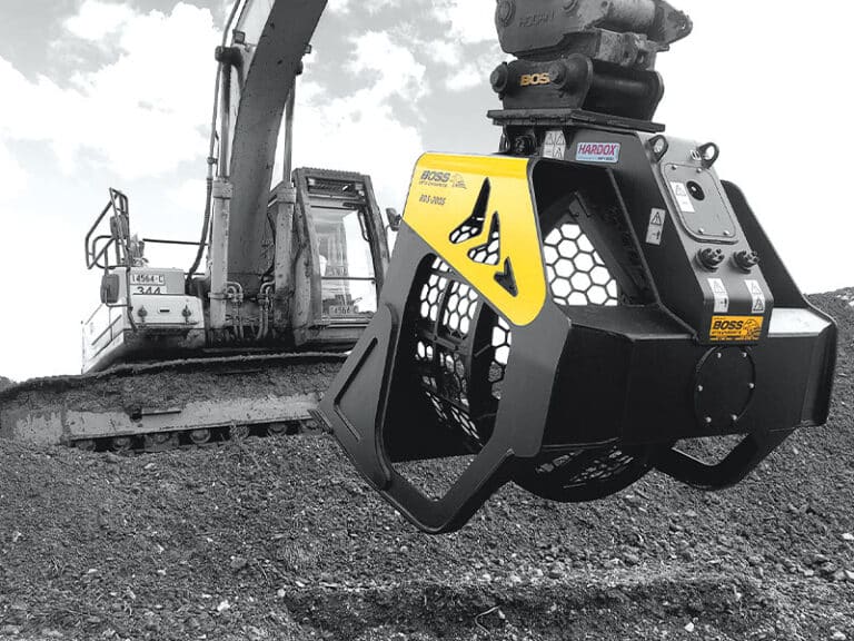 Screening and crushing: Boss Attachments range - Deals on Wheels